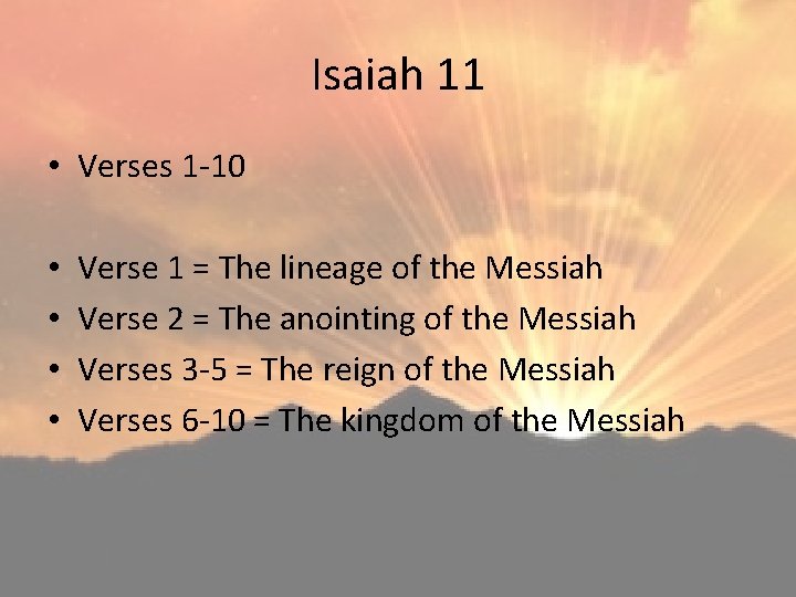 Isaiah 11 6 10 A Banner Isaiah 11
