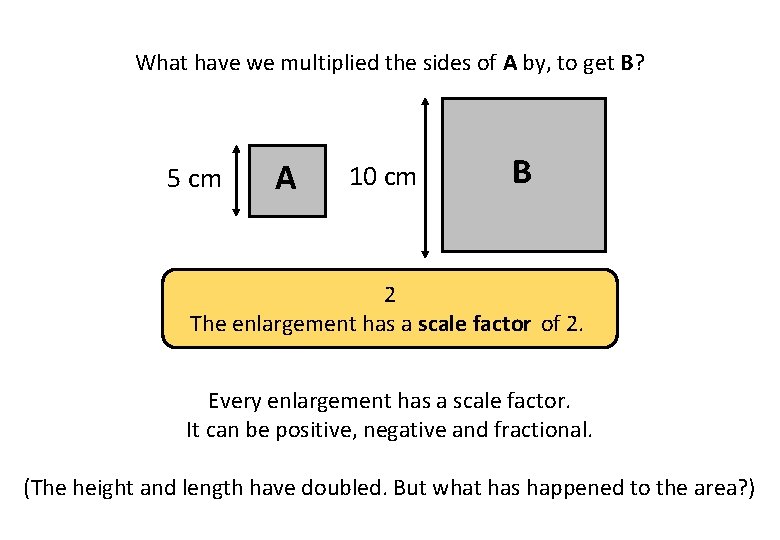Enlargement Positive Complete Lesson Preview the presentation to
