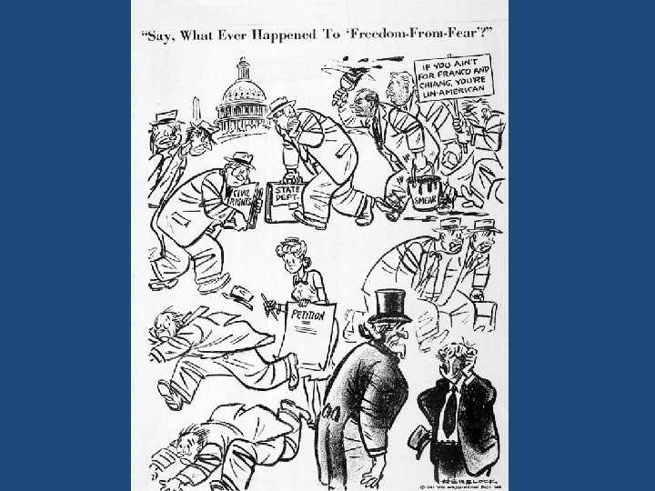 Herblock Political Comic Analysis 1949 By Fire Herblocks