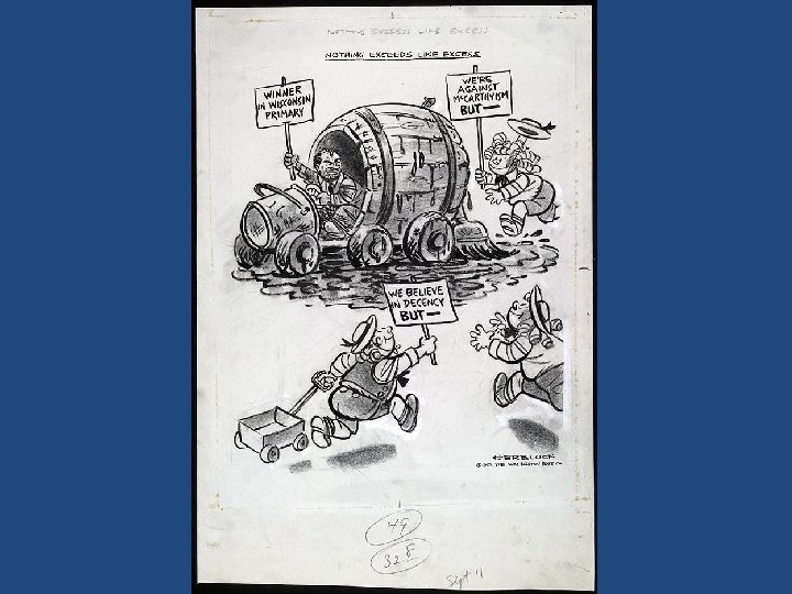 Herblock Political Comic Analysis 1949 By Fire Herblocks