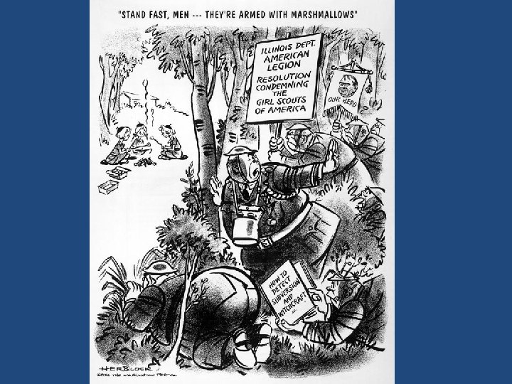 Herblock Political Comic Analysis 1949 By Fire Herblocks