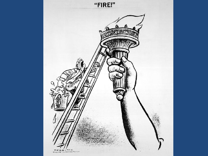 Herblock Political Comic Analysis 1949 By Fire Herblocks