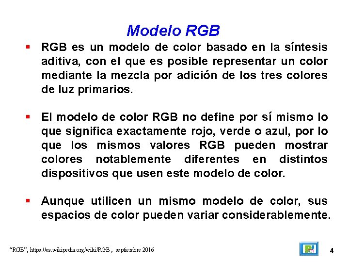 Teora del Color Rogelio Ferreira Escutia Modelos de