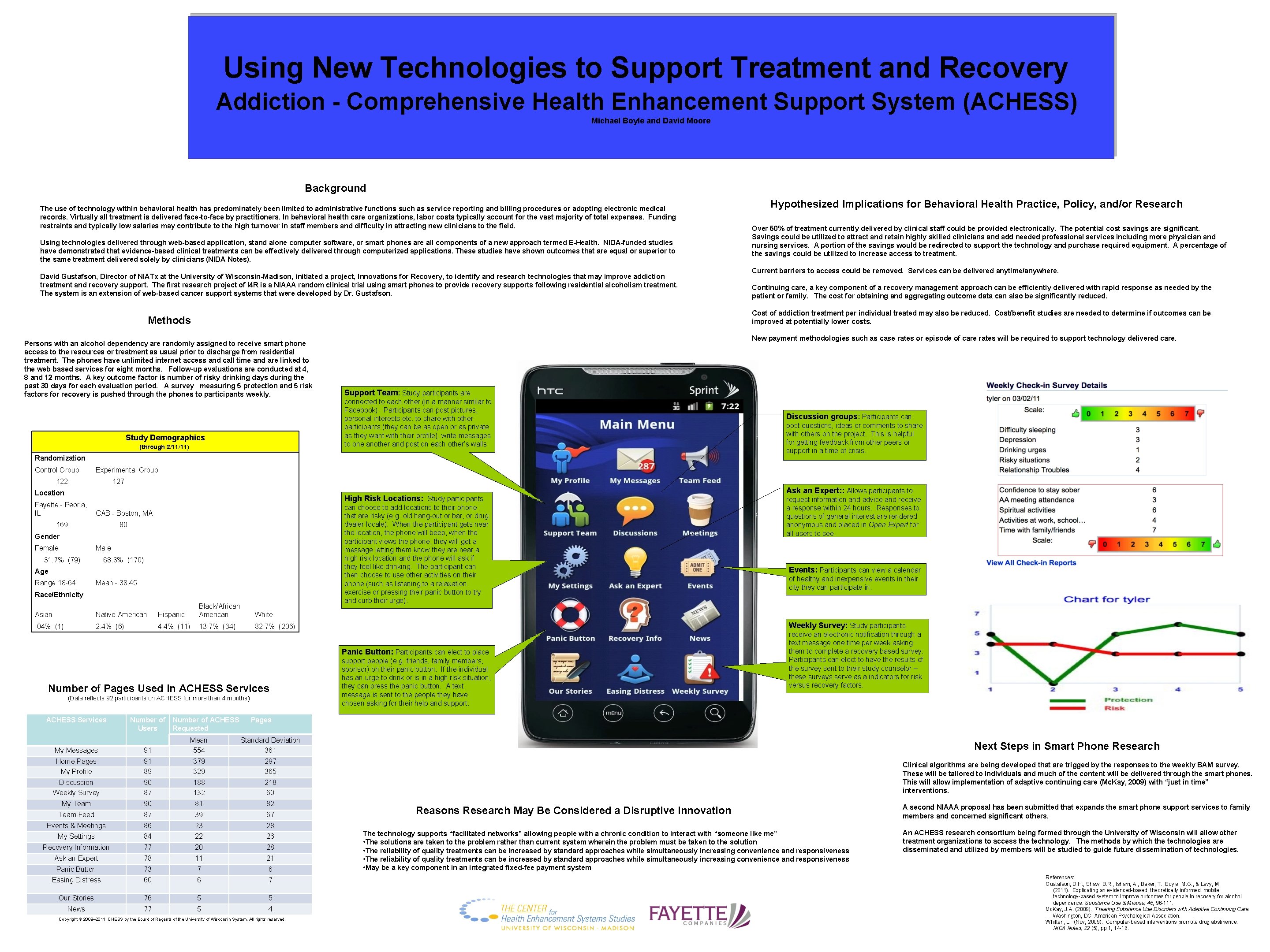Using New Technologies to Support Treatment and Recovery
