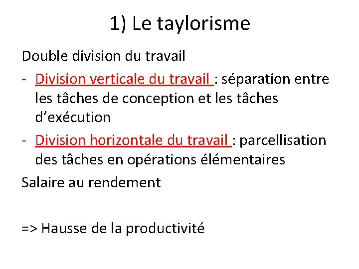 Organisation du travail et croissance I Les bienfaits