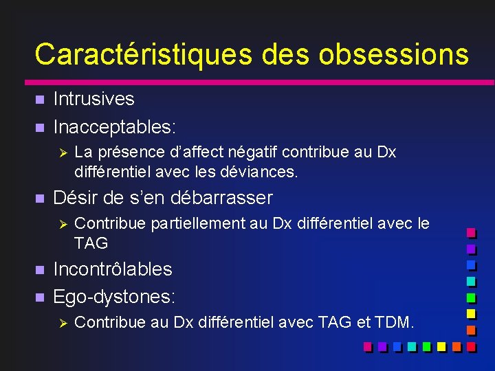 Thrapie cognitivecomportemental des troubles danxit chez ladulte 6