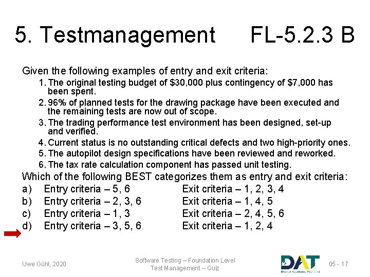 Software Testing Project Explanation