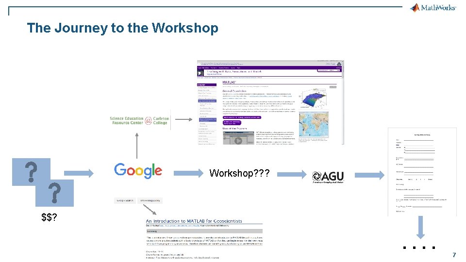 Teaching Geoscience with MATLAB Workshop Lisa Kempler MATLAB