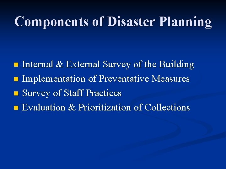 How to Write a Basic Disaster Response Plan