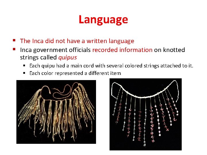 Inca Civilization Essential Question How were both European