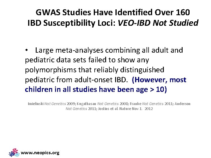 Genetic Mutations in Young Children with IBD Insights