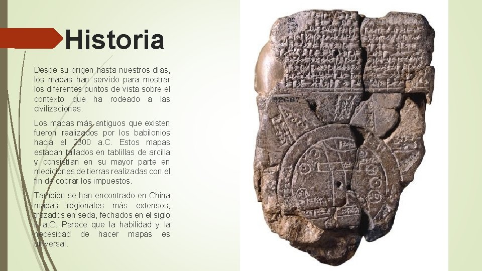 Los mapas Historia Desde su origen hasta nuestros