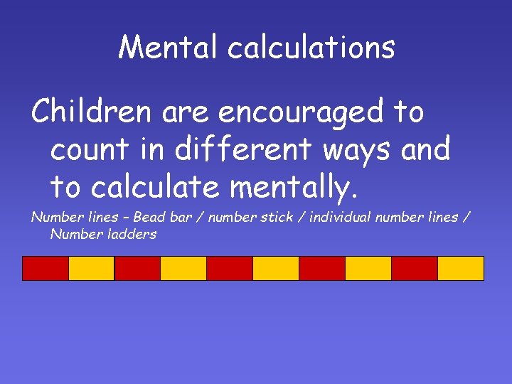Primary School Parents Meeting on Progression through Calculations