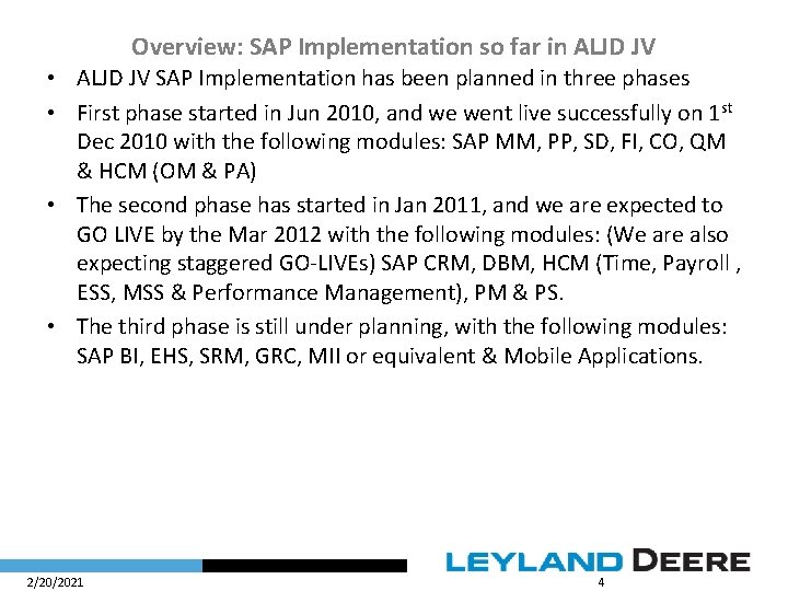 Proposed Effective Utilization of SAP Business Intelligence for