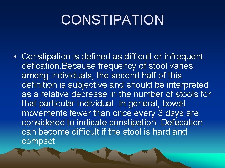 PATHPHYSIOLOGIC CONCEPTS OF GIT DISTURBANCES ANOREXIA Defined as