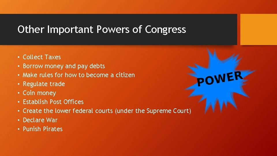 Articles IIII The Three Branches of Government Unit