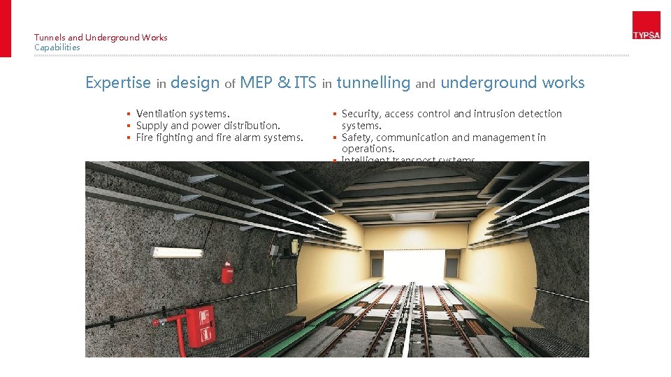 Tunnels Underground works October 2020 Experience Tunnels and