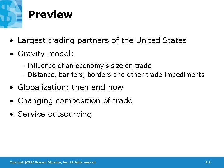 Chapter 2 World Trade An Overview Preview Largest