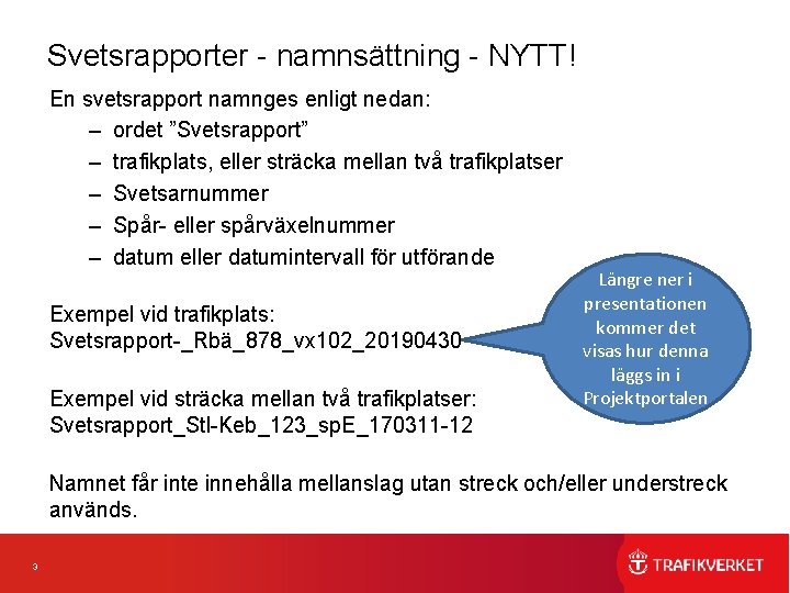 Svetsrapporter allmnt TDOK 2013 0393 Banverbyggnad Sprsvetsning har