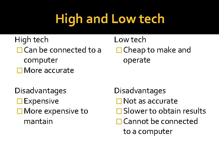 National 4 Science Human Health Introduction Measuring Human