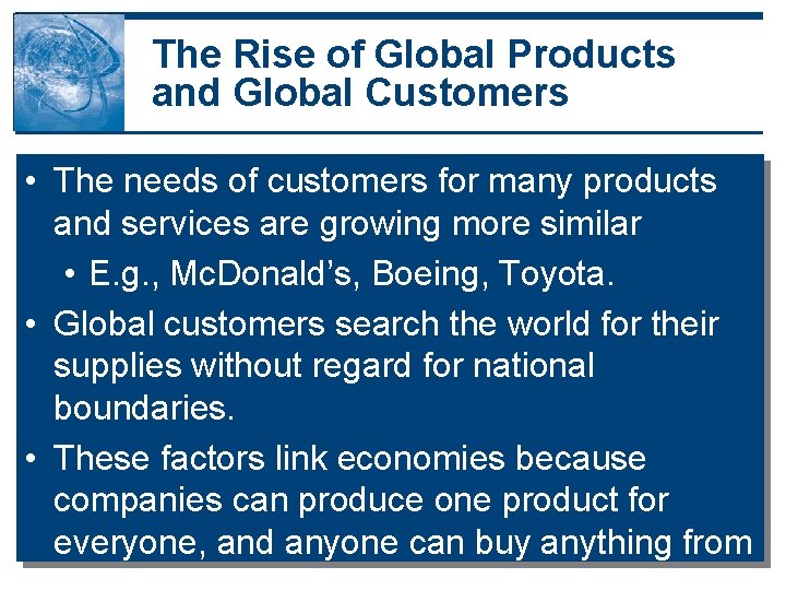Chapter 1 Multinational Management In a Changing World