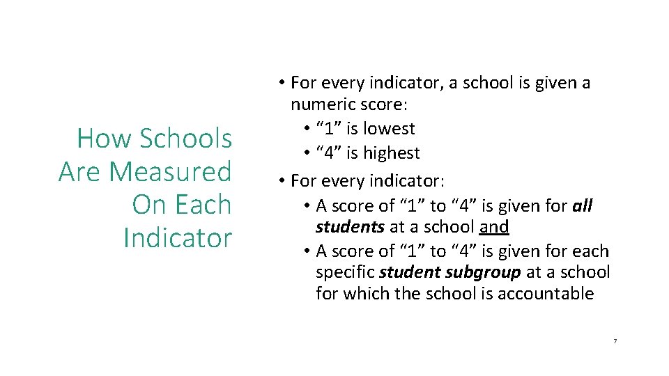 Newark Central School and the New Accountability System