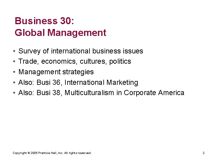Chapter 4 Understanding the Global Context of Business