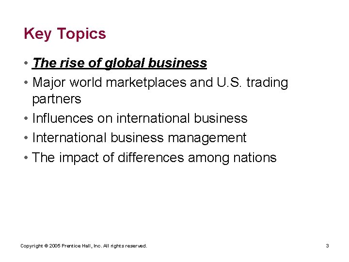 Chapter 4 Understanding the Global Context of Business