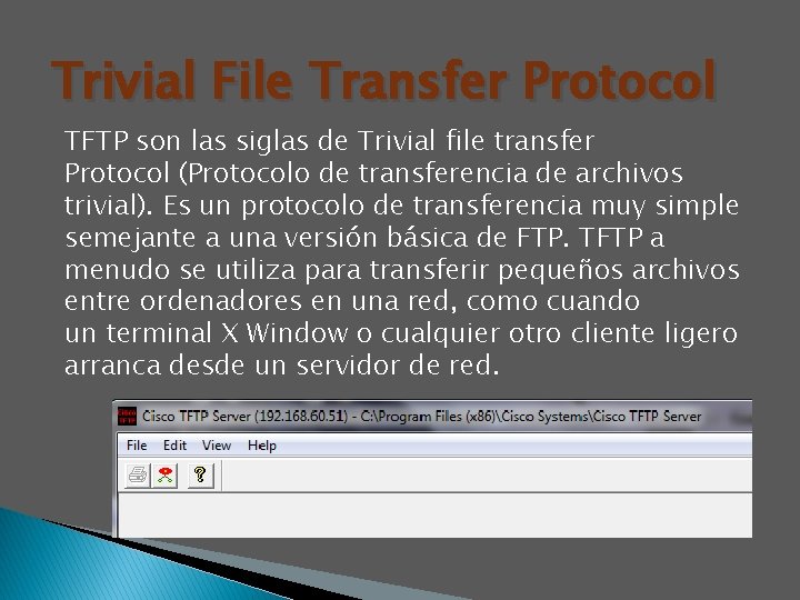 Tema 5 File Transfer Protocol Punto 2 Protocolo