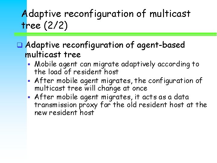 A Survey and Comparison of Overlay Multicast ChingFeng
