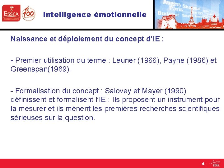 Intelligence motionnelle Trois auteurs prcurseurs du concept dintelligence