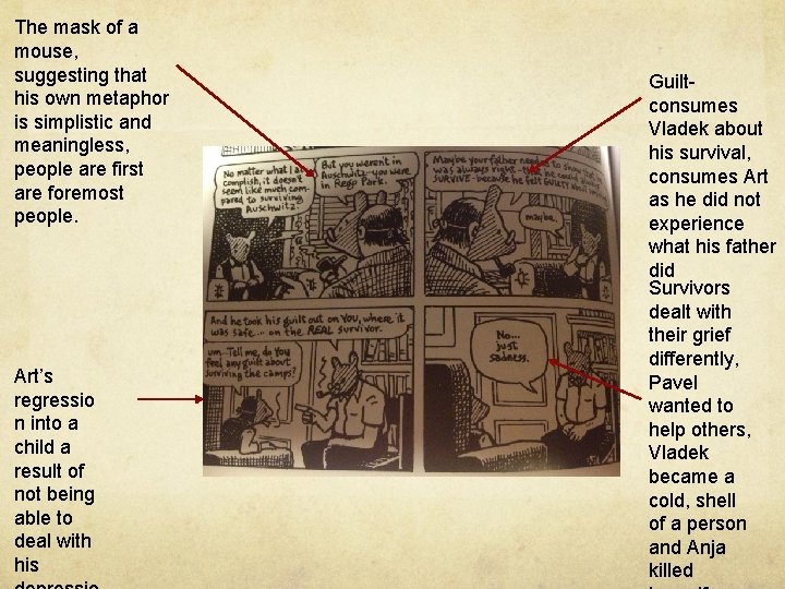 MAUS Auschwitz Time Flies Part 2 Chapter 2