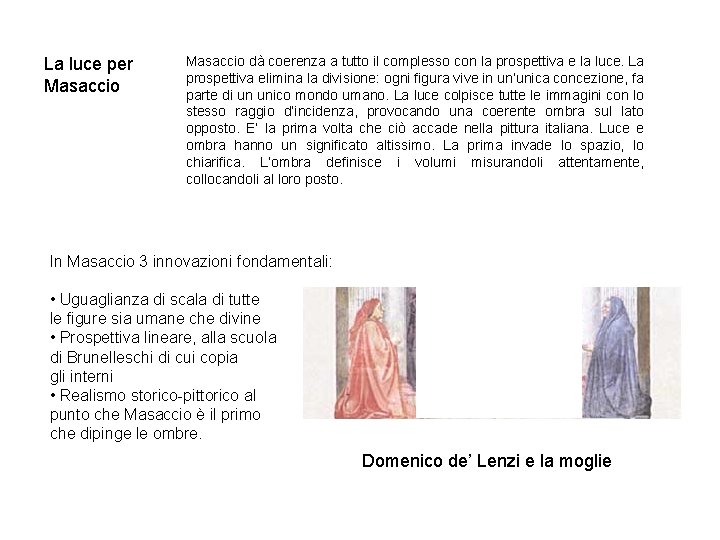 TRINIT di MASACCIO in Santa Maria Novella Firenze