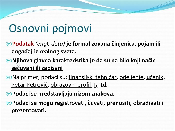 Raunarstvo i informatika I TEMA OSNOVE INFORMATIKE UDBENIK