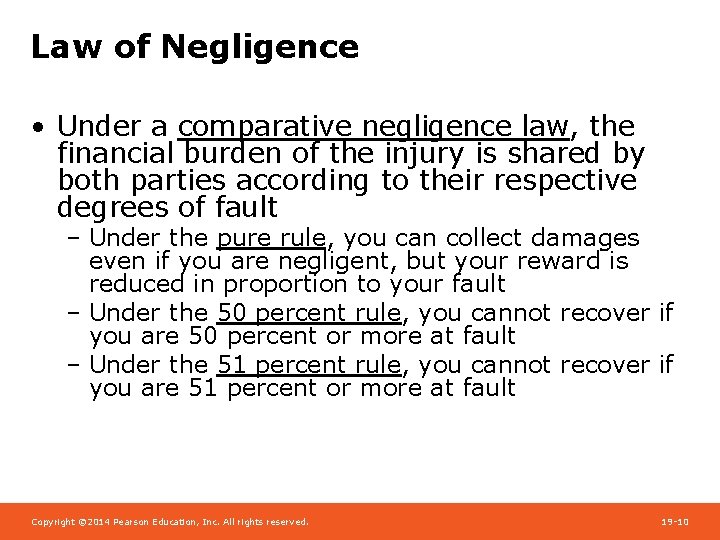 Chapter 19 The Liability Risk Agenda Basis of