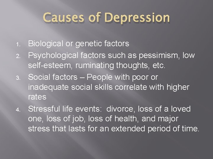 What is Depression A common and sometimes serious