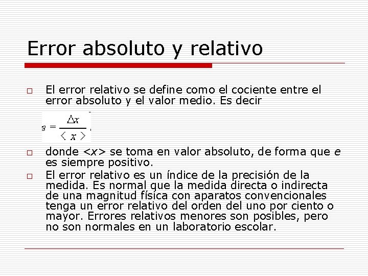Error o o Concepto equivocado o juicio falso