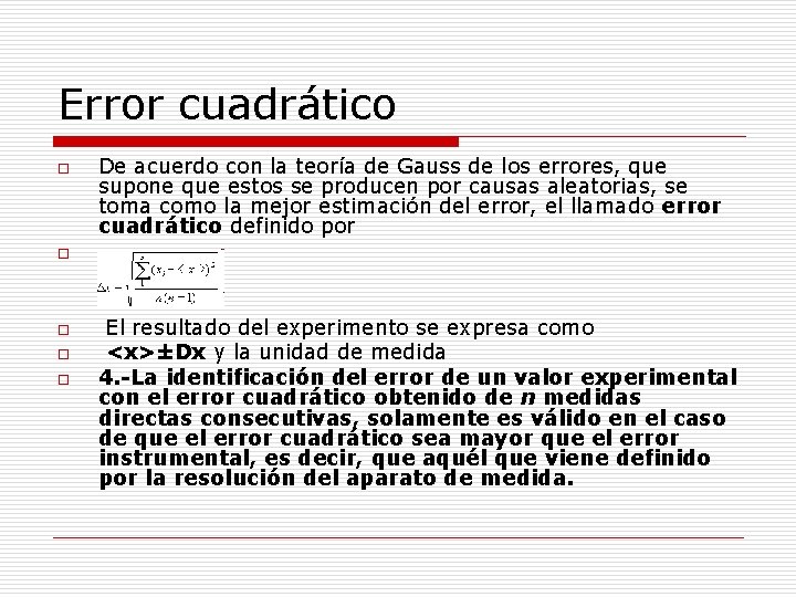Error o o Concepto equivocado o juicio falso