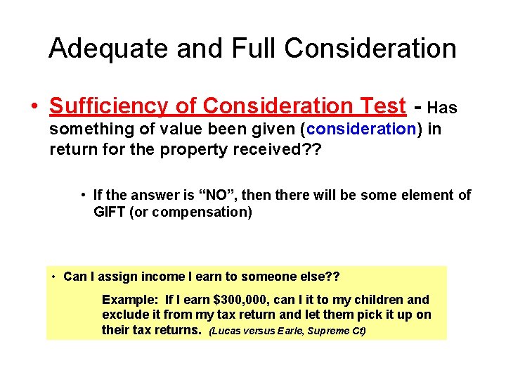 Chapter 6 Lifetime Transfers by Gift an Overview