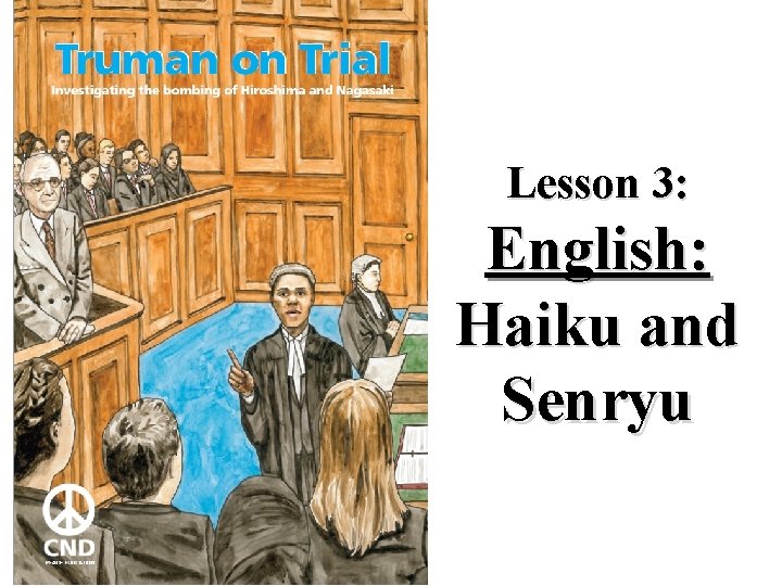 Lesson 3 English Haiku and Senryu 6 th