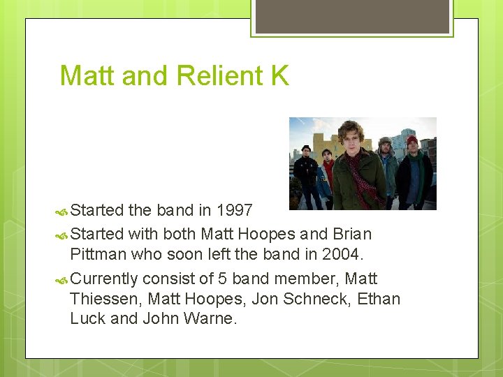 All About Matt Thiessen Life history and works