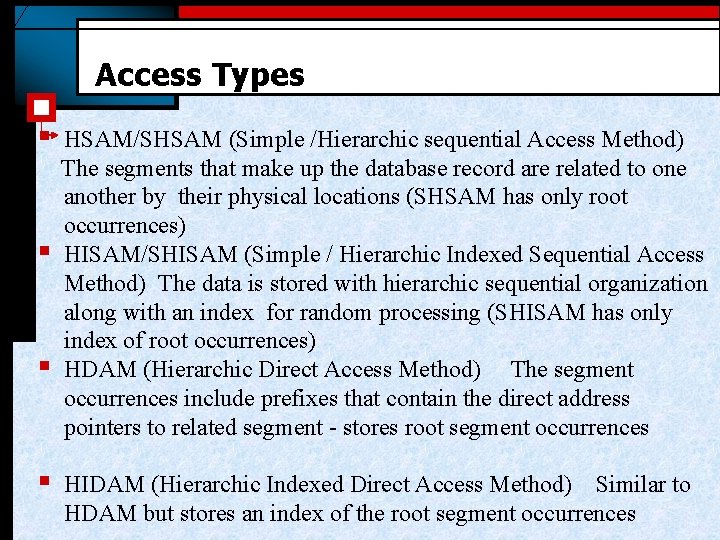 Information Management System DB Concepts Programming Basic Topics