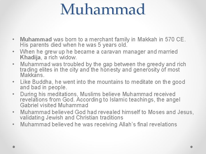 Rise of Islam Arab Empires 550 CE 900