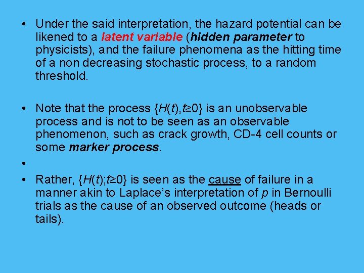 On Competing Risks and Degradation Processes A Conceptual
