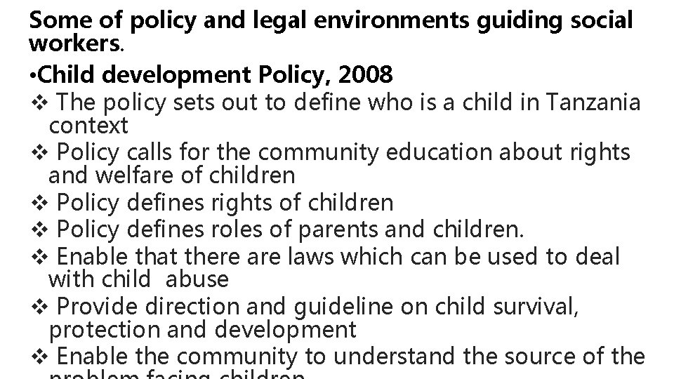 Acceptability and Adoption of Child Protection Strategies among