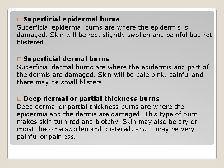 Management of Minor Burns and Sunburn Pharmacist Role