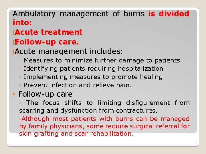 Management of Minor Burns and Sunburn Pharmacist Role
