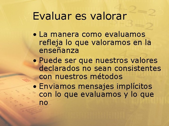 Filosofa de la Educacin La responsabilidad de evaluar