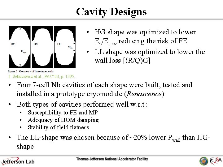 CEBAF Upgrade cavity G Ciovati for the JLab