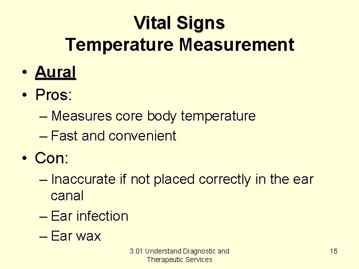 Vital Signs Vital Signs Provide information about body